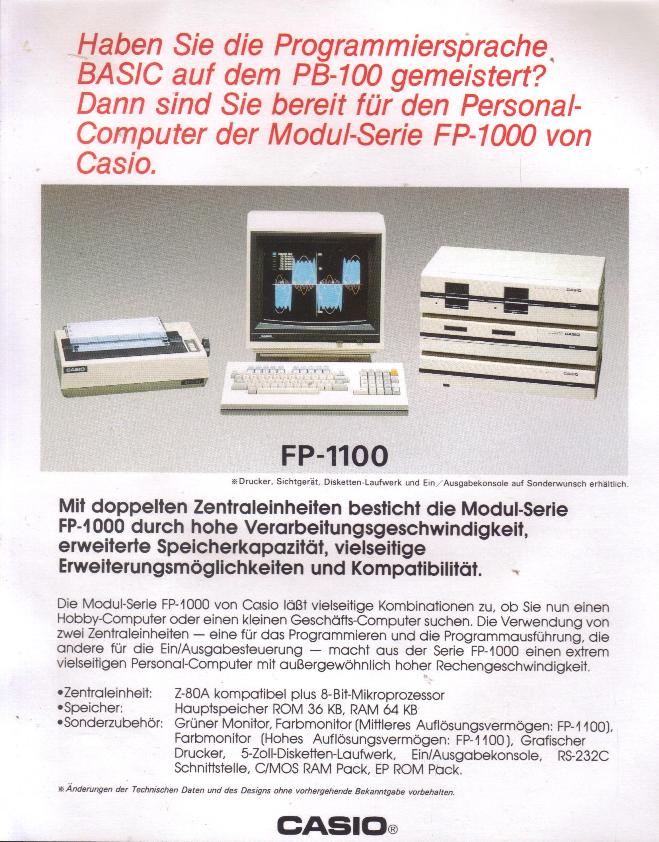 Casio - PB-100 - - Ordinateur de poche - Casio PB100 - Casio.ledudu.com ...