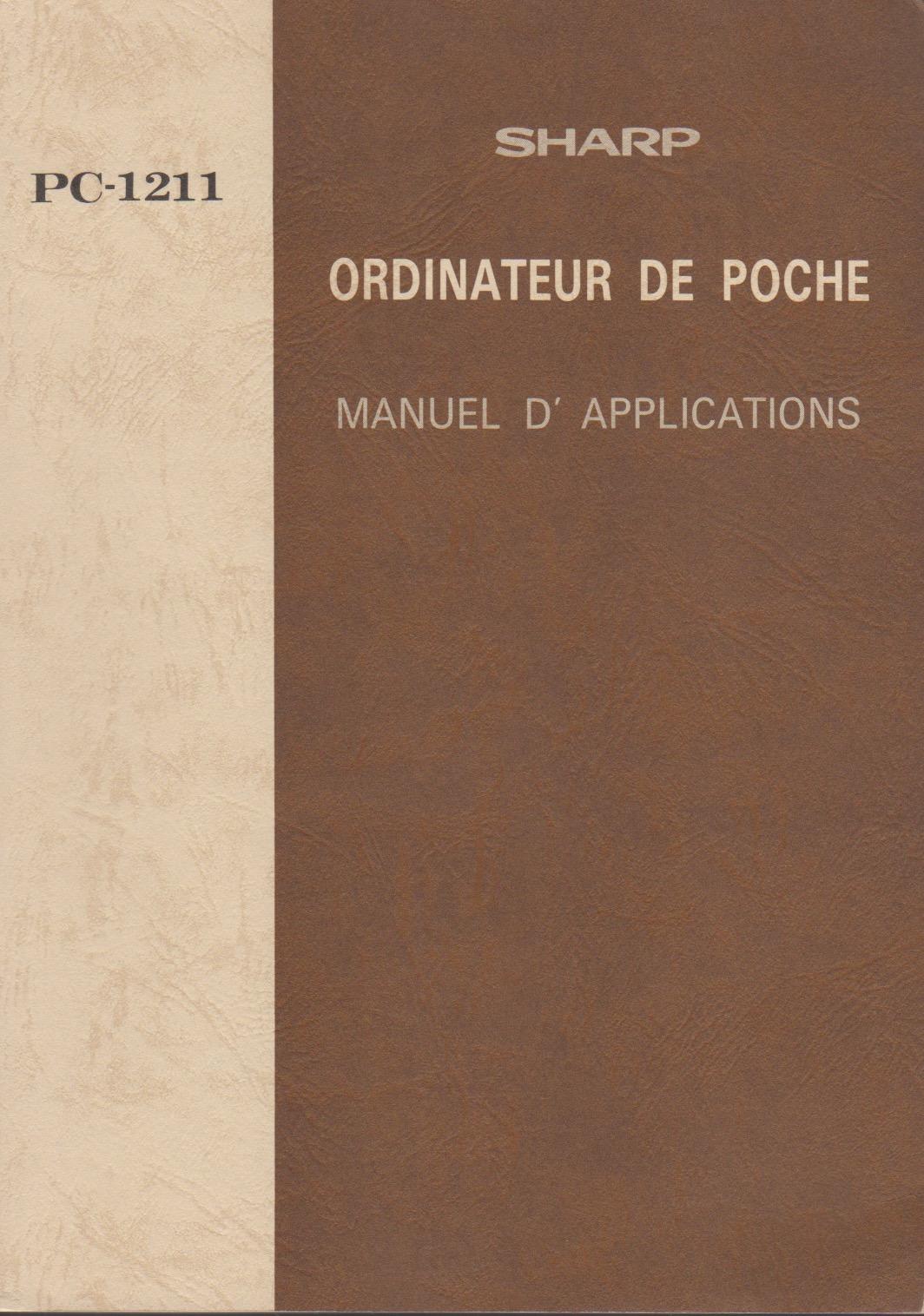 SHARP - SHARP PC-1211 - - SHARP SHARP PC1211 - sharp.ledudu.com ...